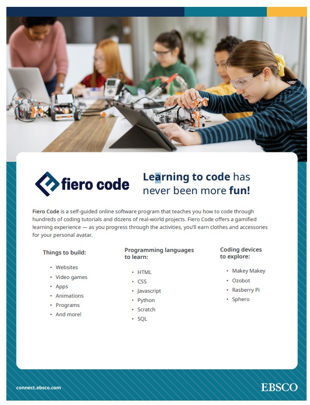 Fiero Code Club Registration Required Only For Library Computers